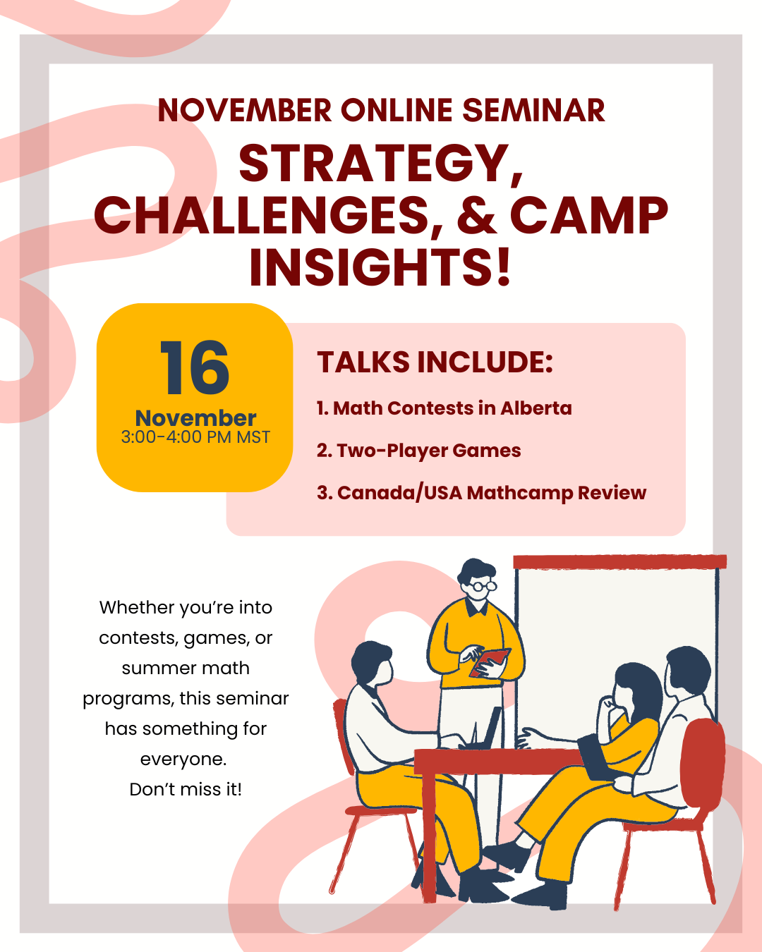 2025 Strategy, Challenges, and Camp Insights Seminar – Math Attack Society